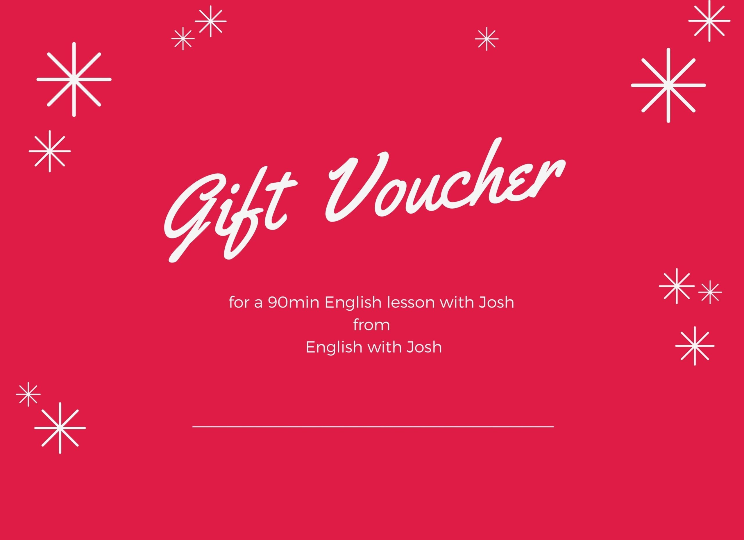 Give the gift of English | English with Josh