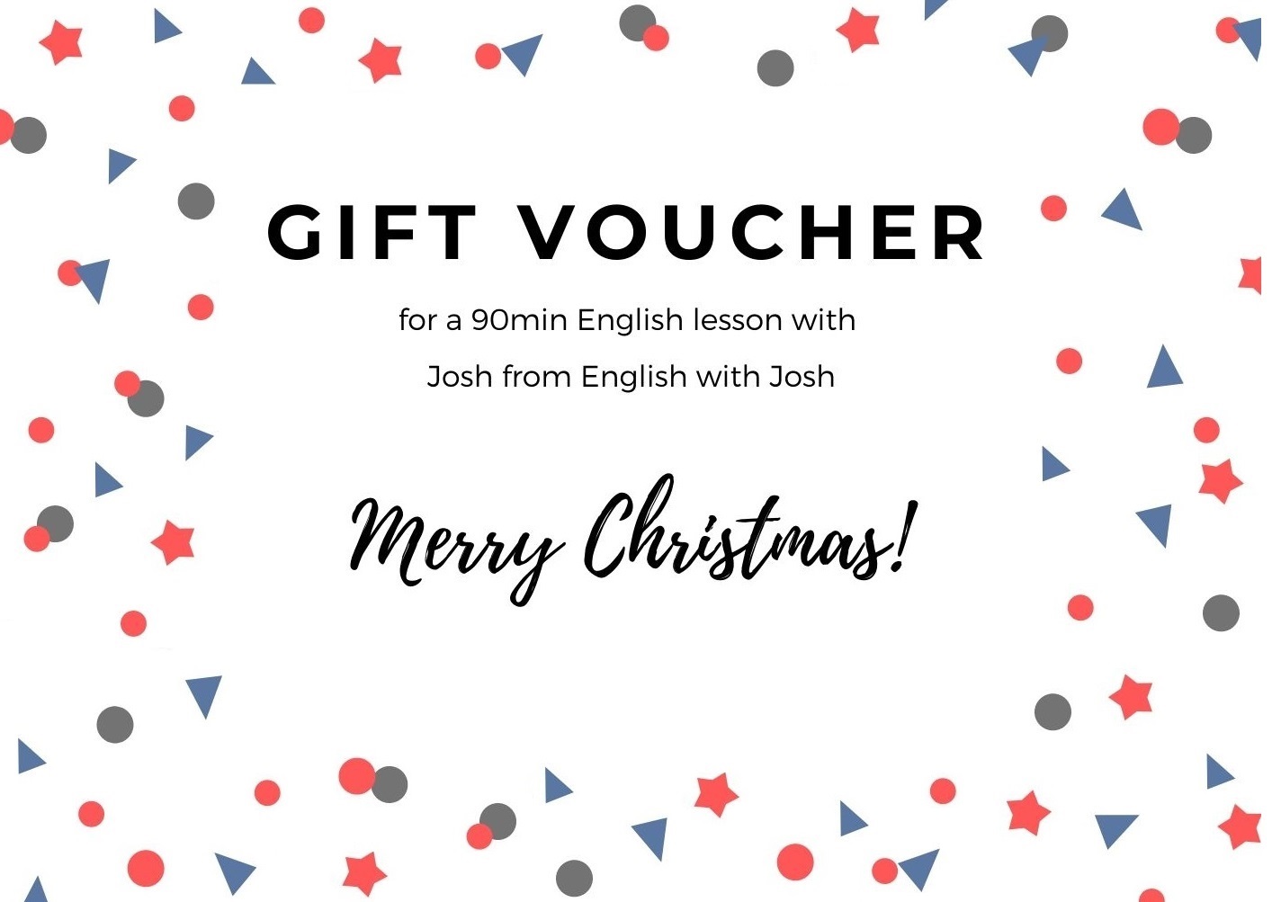 Give the gift of English | English with Josh